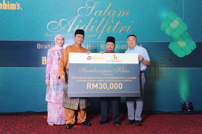 Mock cheque presentation | Brahimsfood