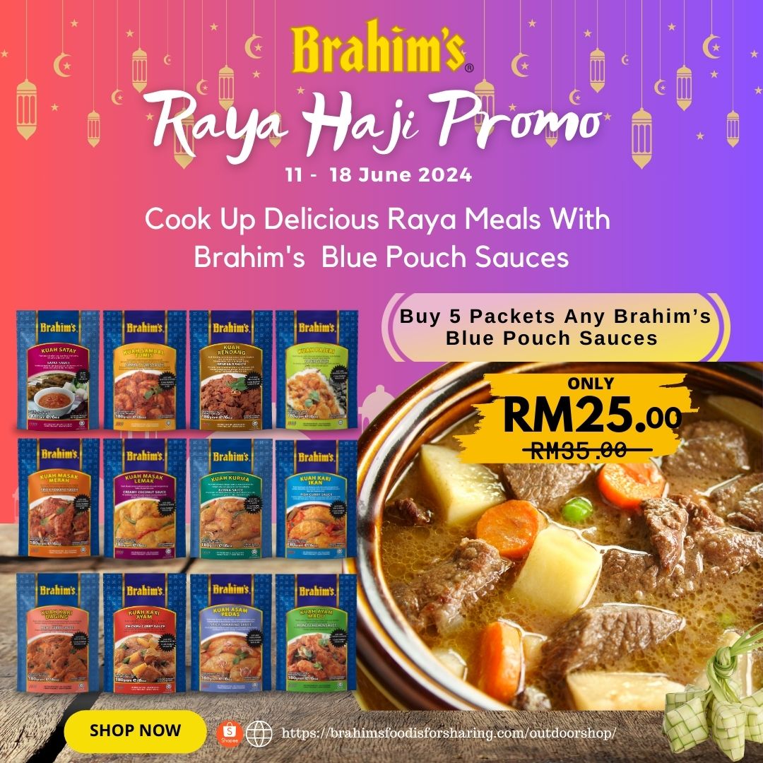blue raya haji 12 sku pouch | Brahimsfood