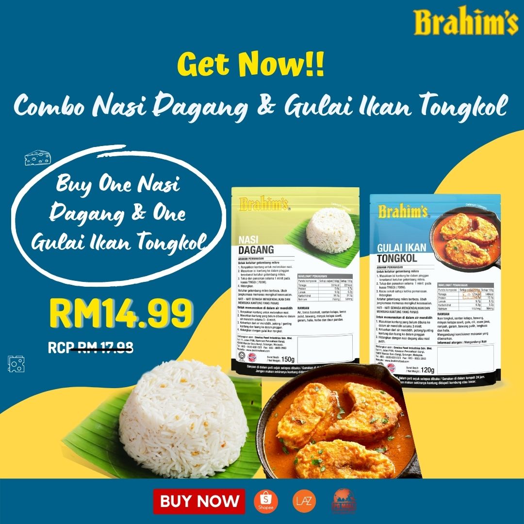 combo nasi dagang ikantongkol | Brahimsfood